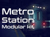 3D model Metro station modular kit VR / AR / low-poly | CGTrader