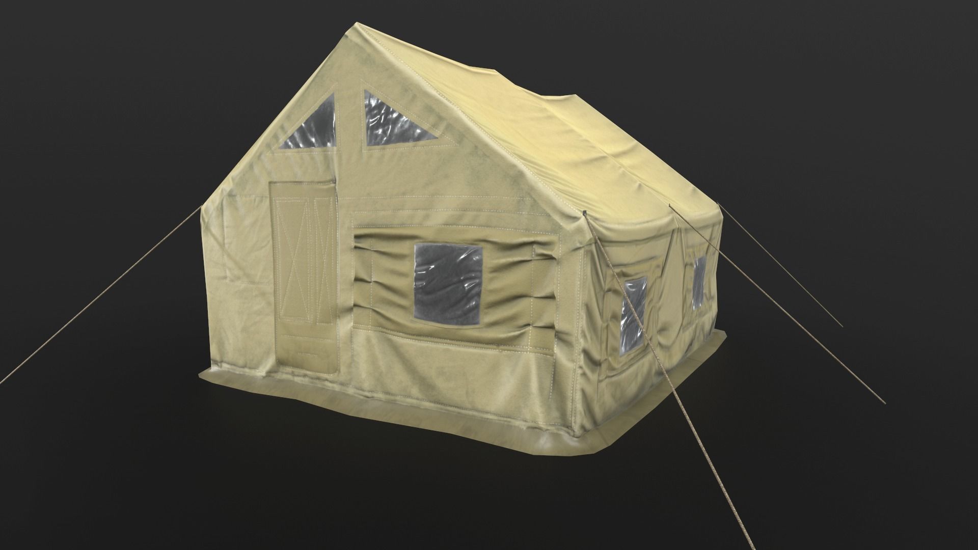 3D model Low poly Tent VR / AR / low-poly | CGTrader