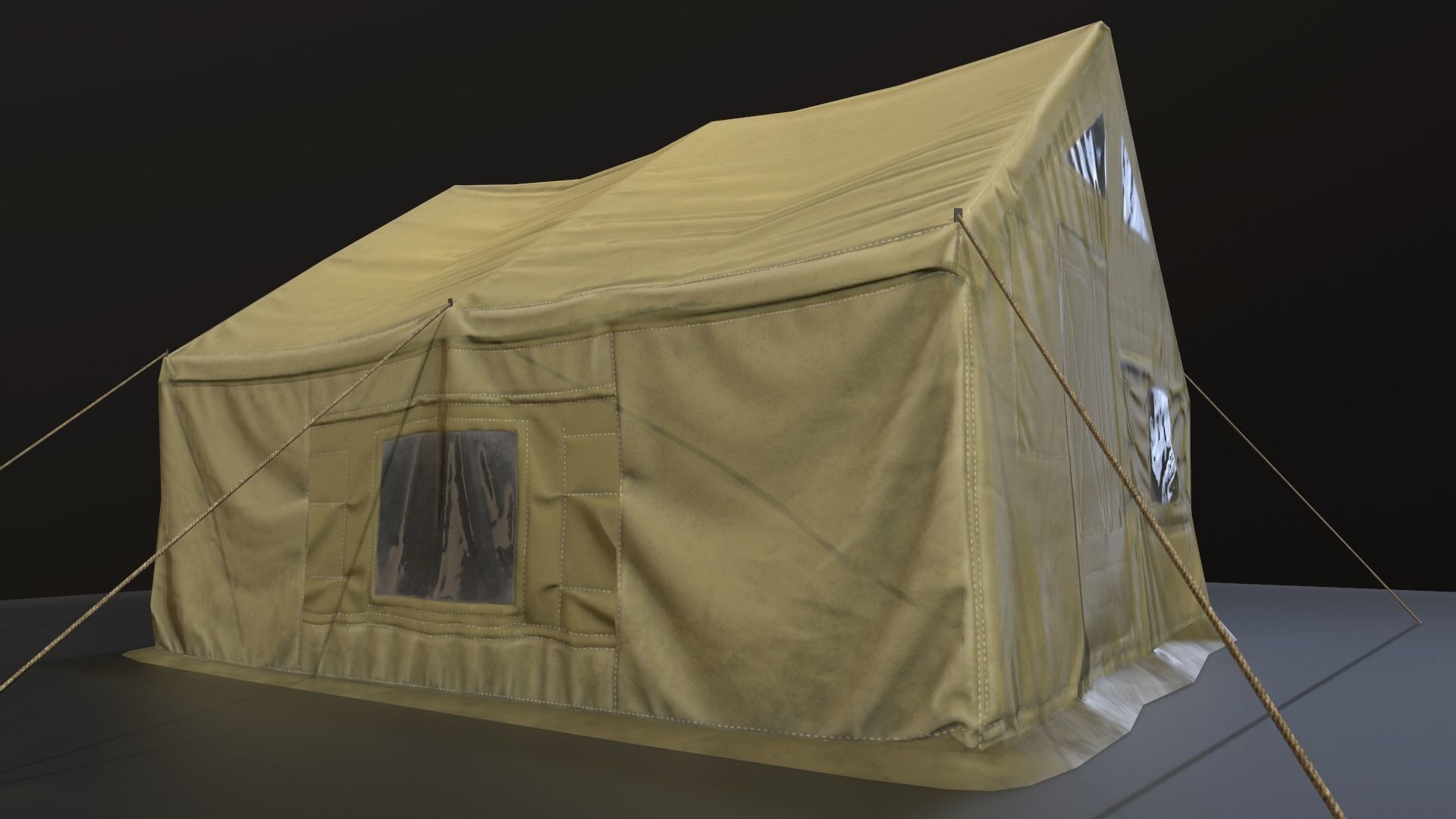 3D model Low poly Tent VR / AR / low-poly | CGTrader
