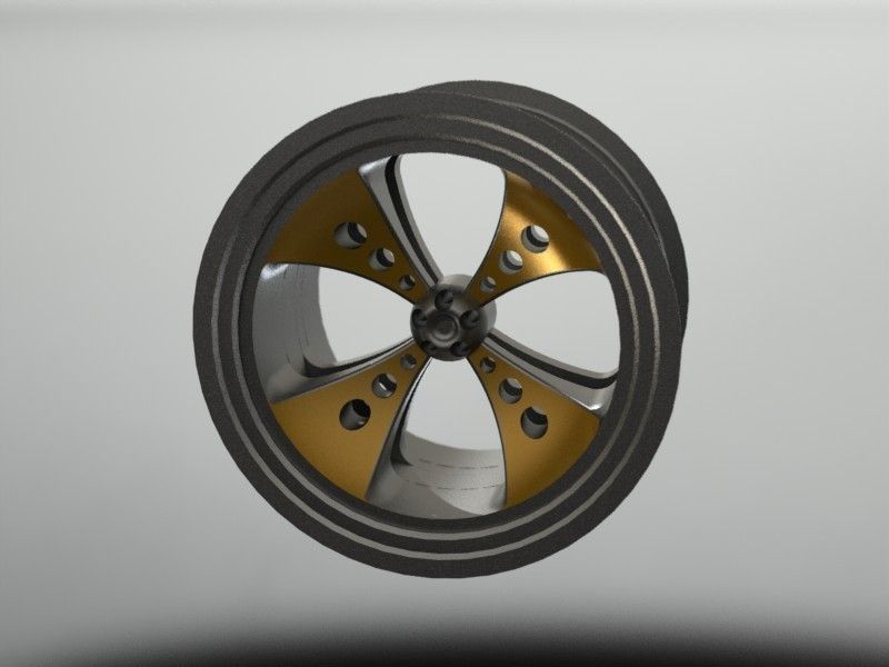 rim wheel free 3D model | CGTrader