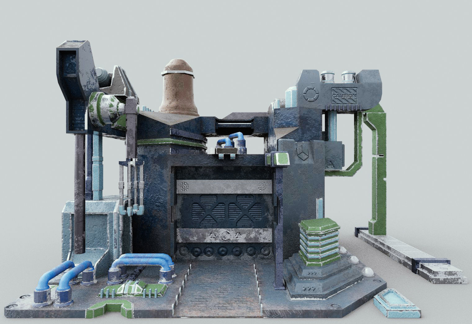 3D model Factory Game model VR / AR / low-poly | CGTrader