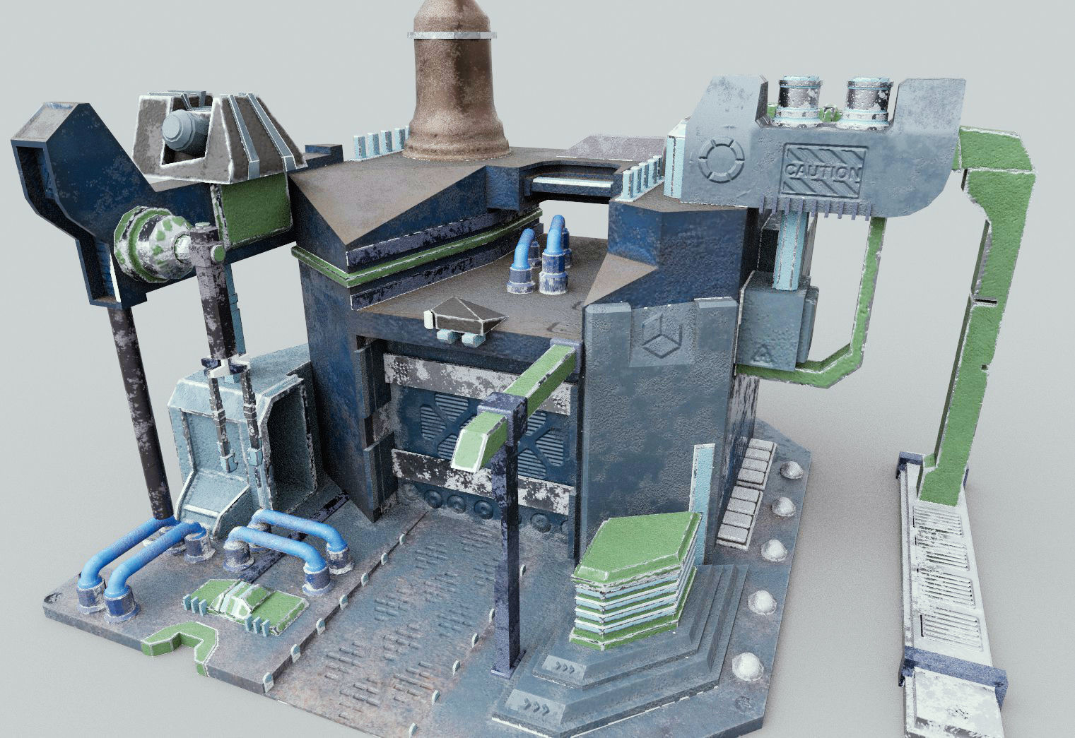 3D model Factory Game model VR / AR / low-poly | CGTrader