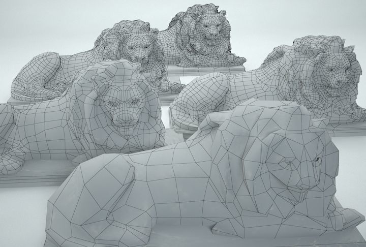 3D model Statues Pack Vol3 andLODs VR / AR / low-poly | CGTrader