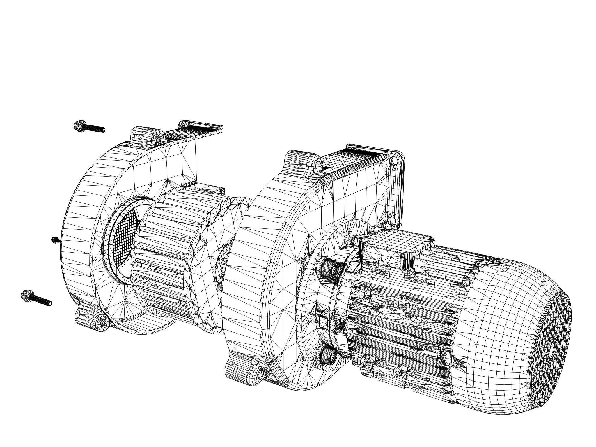 Industrial Centrifugal Blower Fan - Animated 3D model animated | CGTrader