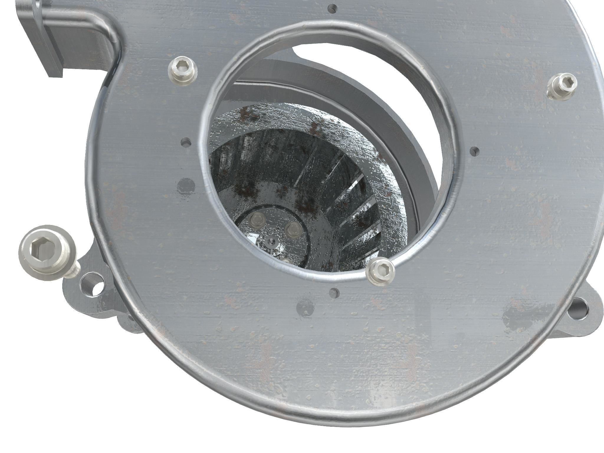 Industrial Centrifugal Blower Fan - Animated 3D model animated | CGTrader