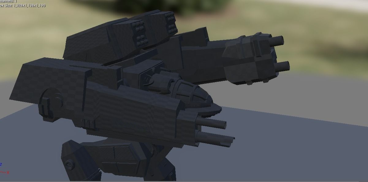 War Mech Riged free 3D model rigged | CGTrader