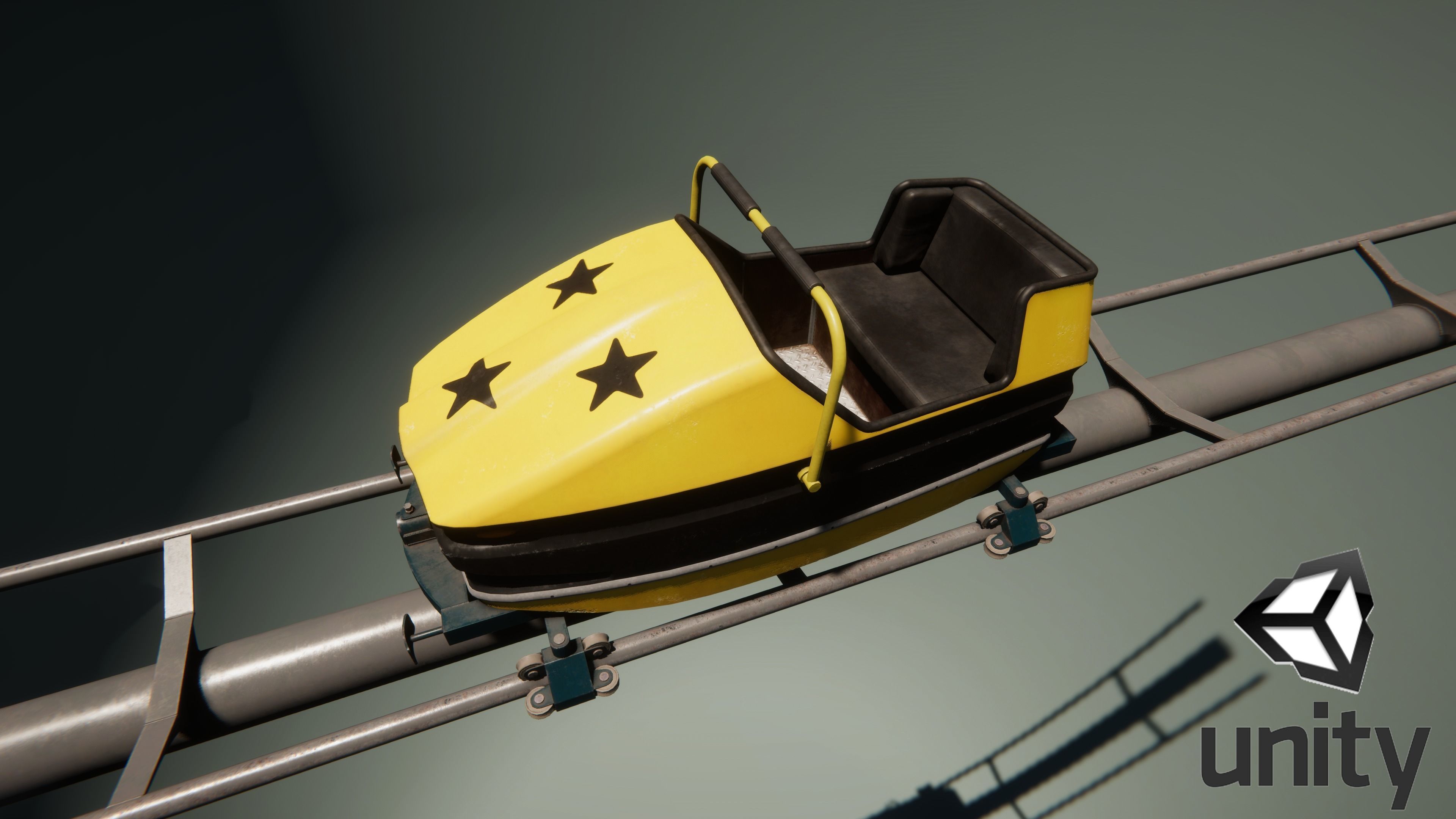 3D model Roller Coaster Cart PBR Game Ready VR / AR / low-poly | CGTrader