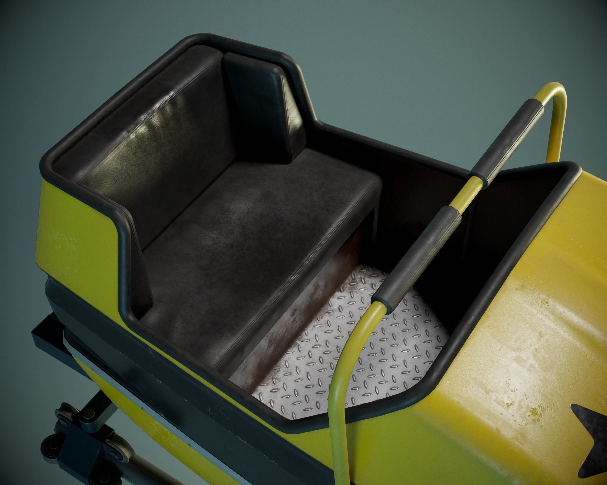 3D model Roller Coaster Cart PBR Game Ready VR / AR / low-poly | CGTrader