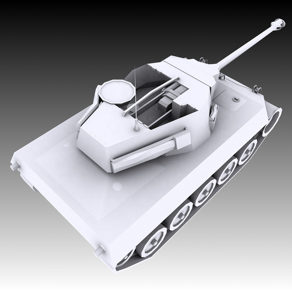 Hellcat Tank 3D model | CGTrader