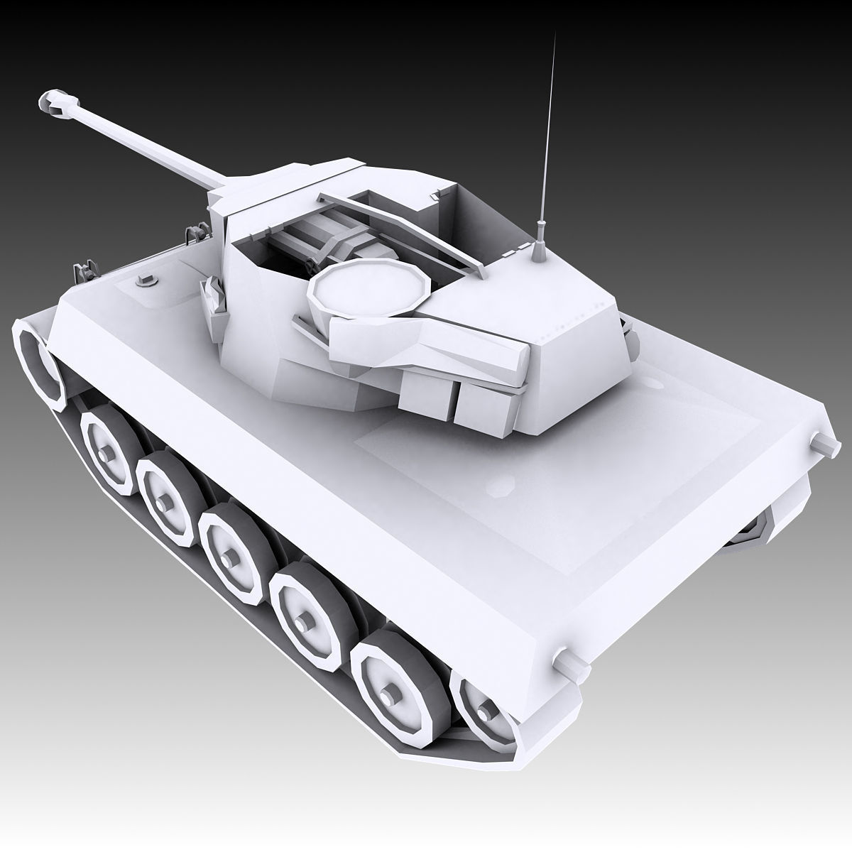 Hellcat Tank 3D model | CGTrader