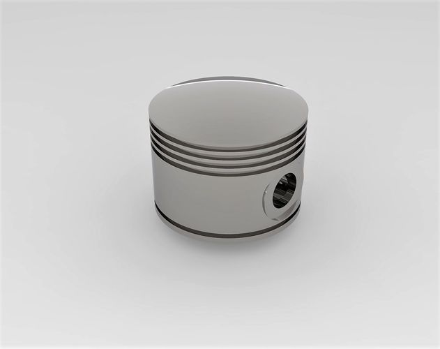 Piston cap - stainless steel 3D model | CGTrader