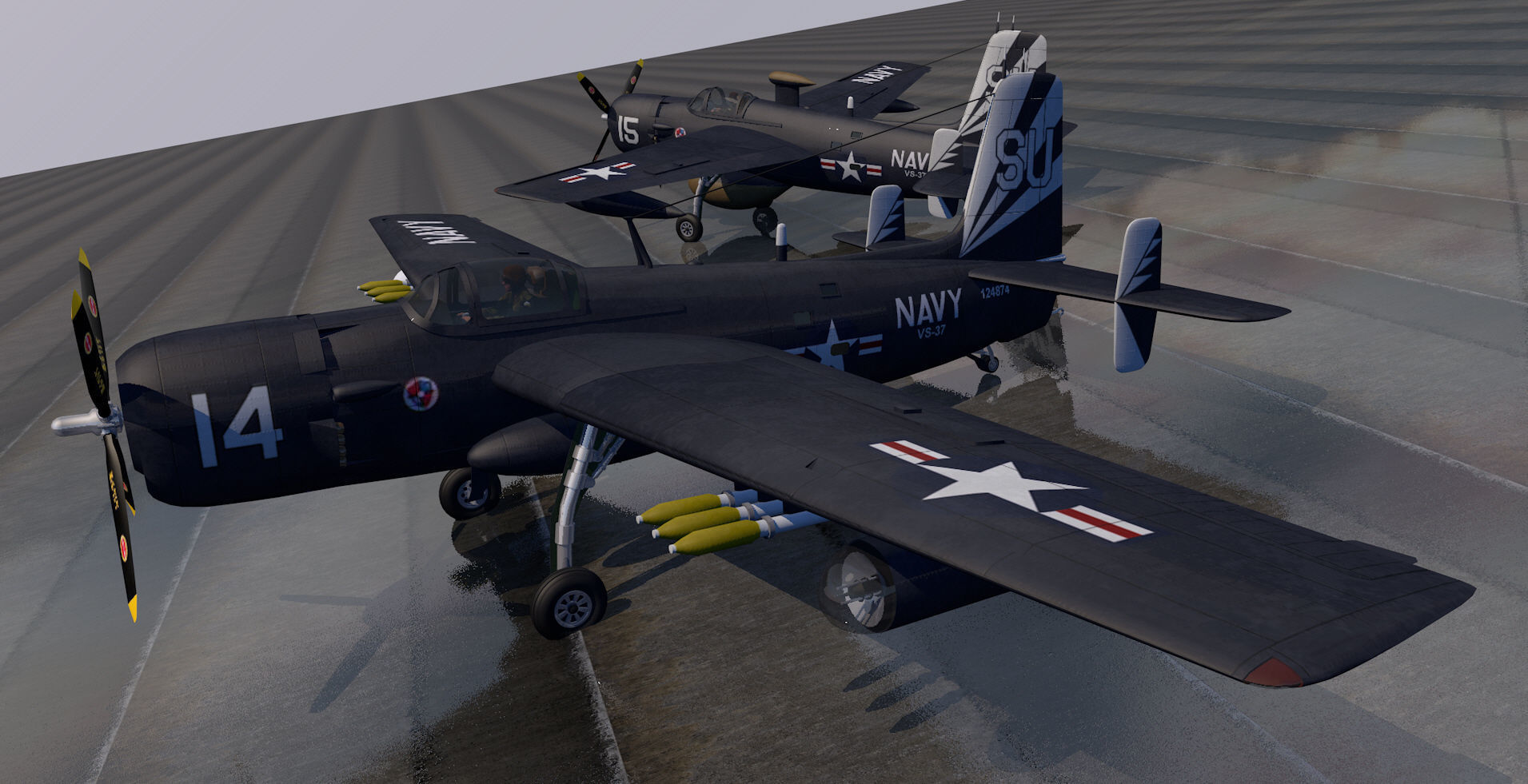 Grumman AF Guardian 3D model | CGTrader