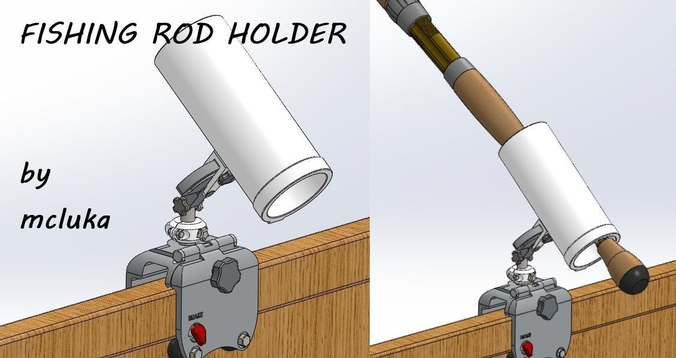 Fishing Rod holder free 3D Model - CGTrader.com