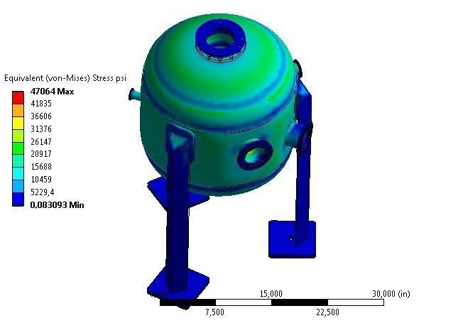 Pressure Vessel free 3D model | CGTrader
