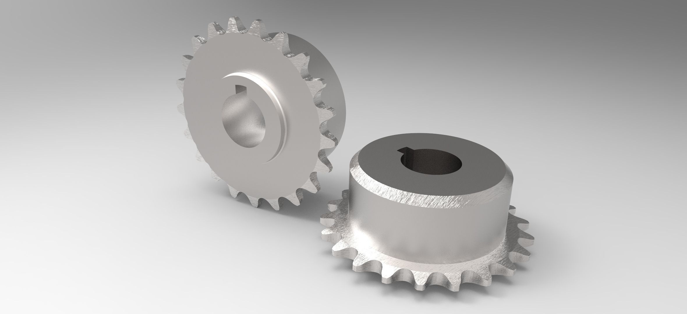 Steel Sprocket free 3D model | CGTrader