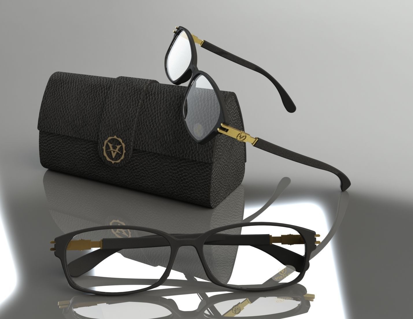 Optical eyewear frame 3D model | CGTrader
