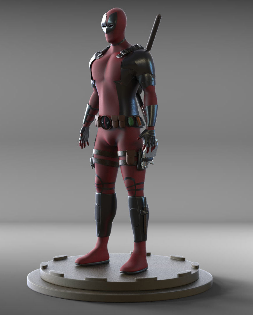 Deadpoolcostume deadpool free 3D model | CGTrader