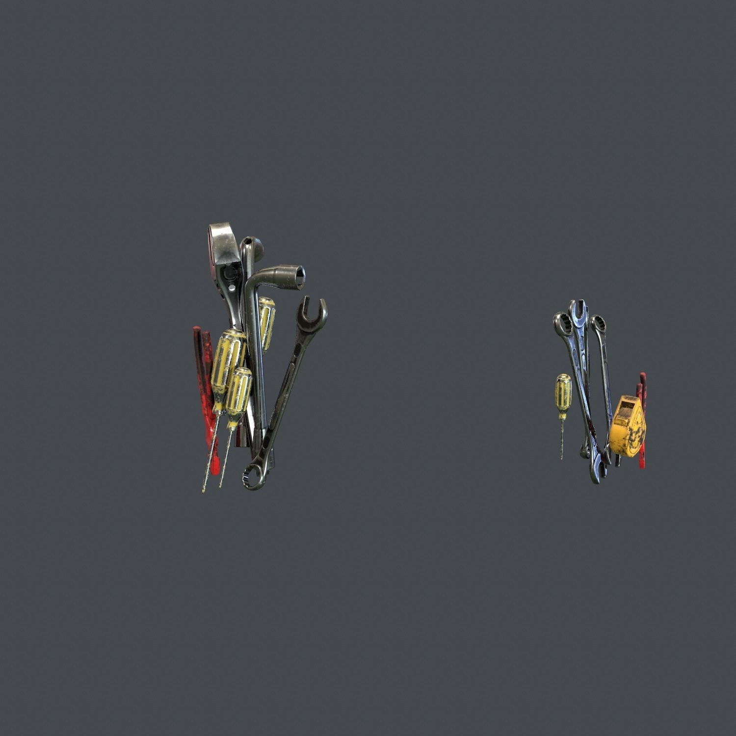 3D model WorkerToolbelt tool belt with tools in it VR / AR / low-poly ...