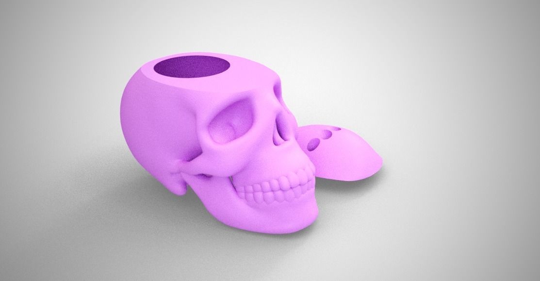Skull Box 3D model 3D printable | CGTrader