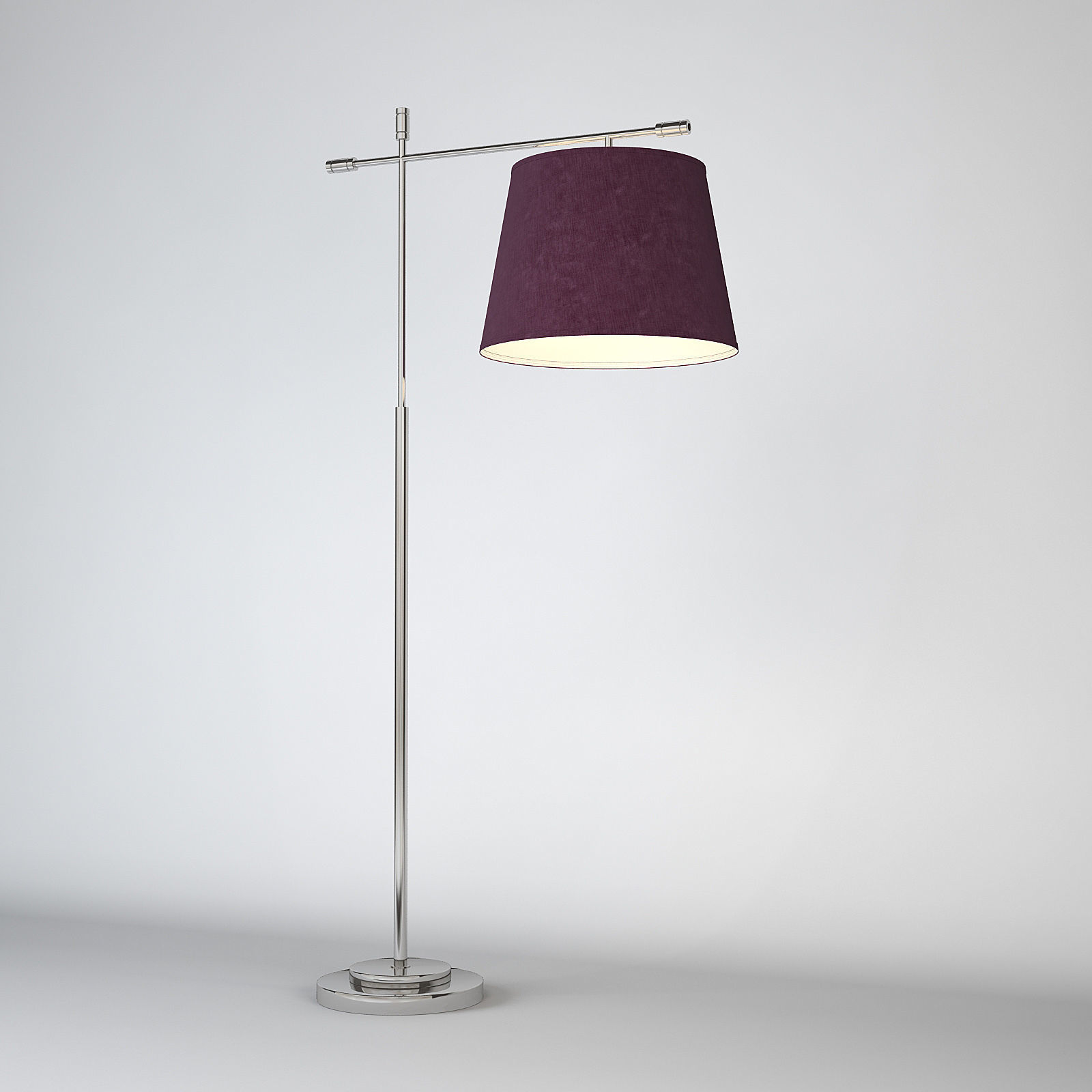 Chelsom Boston Floor Lamp Chrome 3D model | CGTrader
