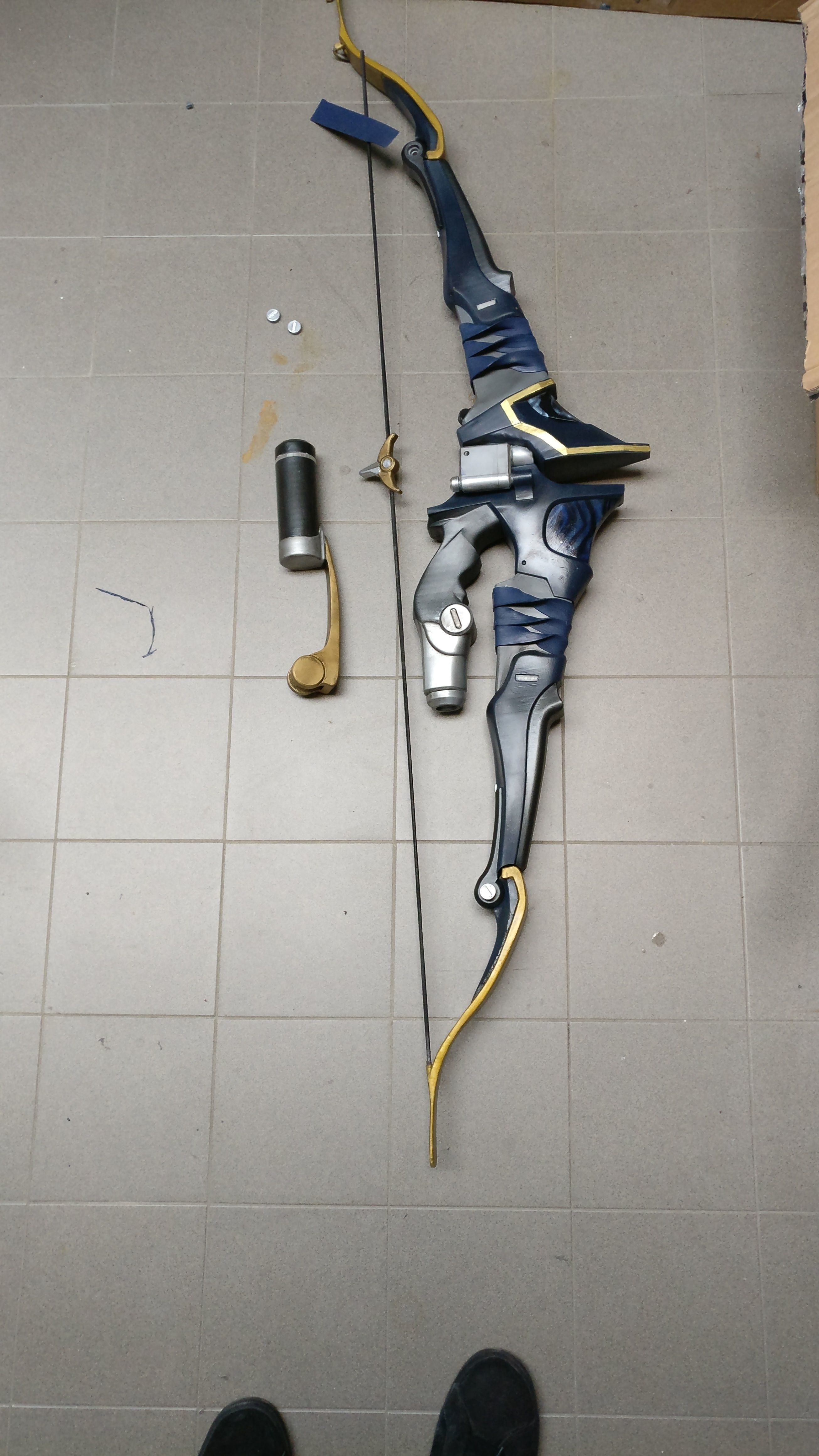 Classic Hanzo bow 3d printing files cosplay 3D model 3D printable ...