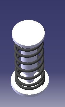 helical spring 3D model | CGTrader