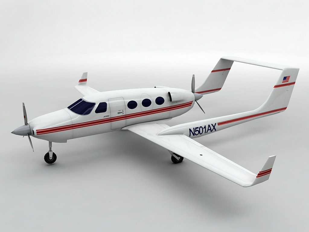 3D model Adam A-500 Aircraft VR / AR / low-poly | CGTrader