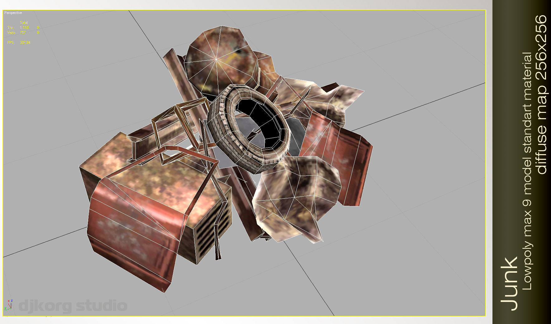 3D model Junk Pile VR / AR / low-poly | CGTrader