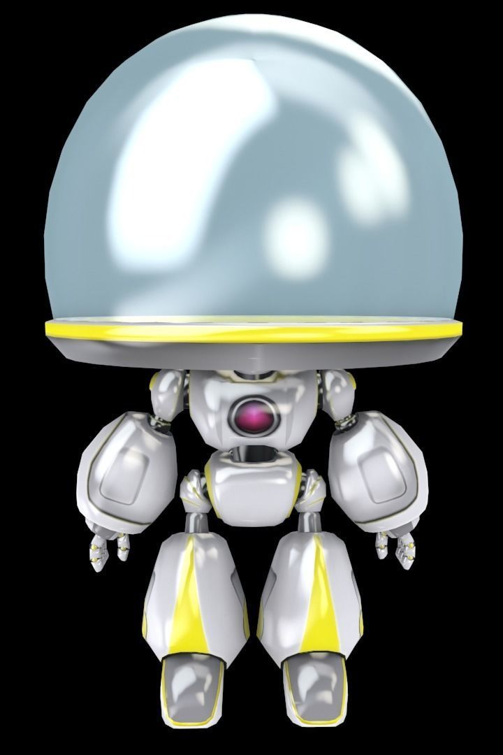 3D model Robots Dice WHT VR / AR / low-poly animated | CGTrader