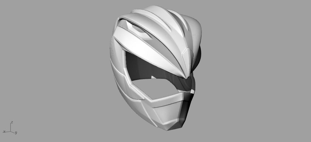 Ryu Ranger helmet chestplate street fighter andpower rangers free 3D ...