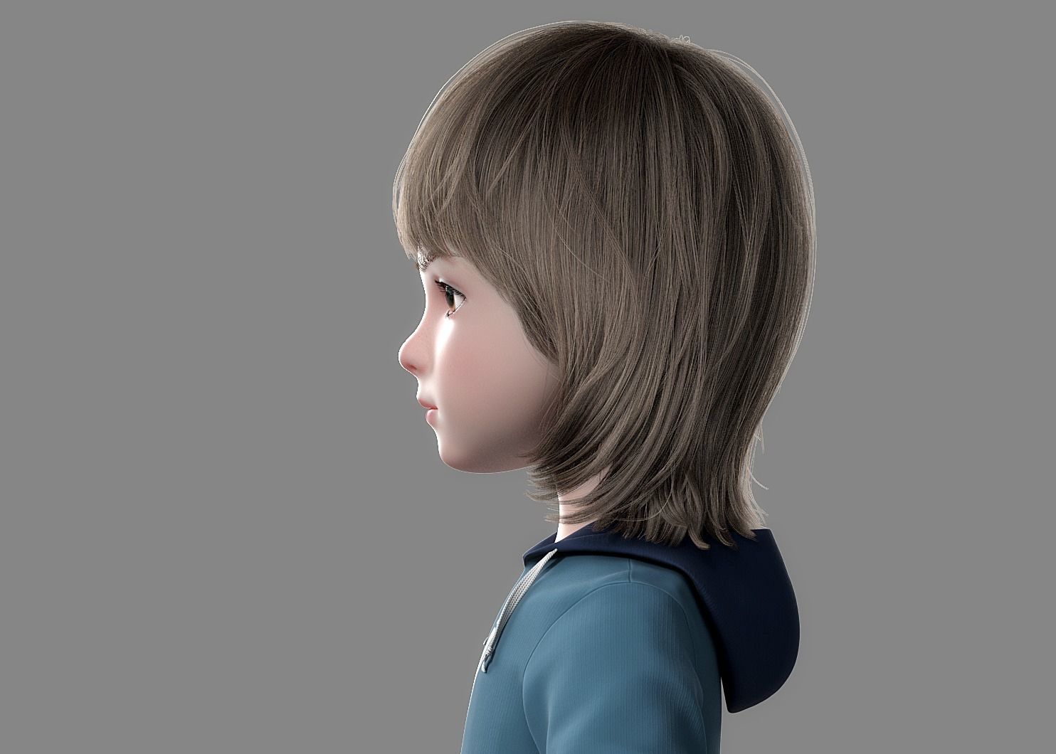 Cartoon Boy Rigged 3D model rigged | CGTrader