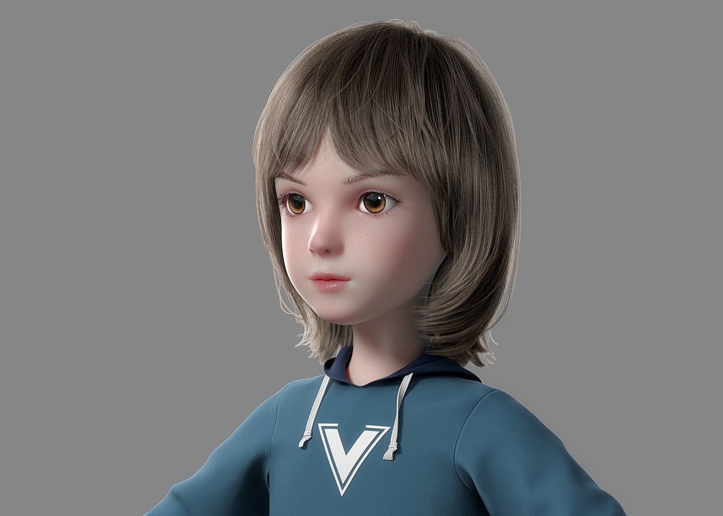 Cartoon Boy Rigged 3D model rigged | CGTrader