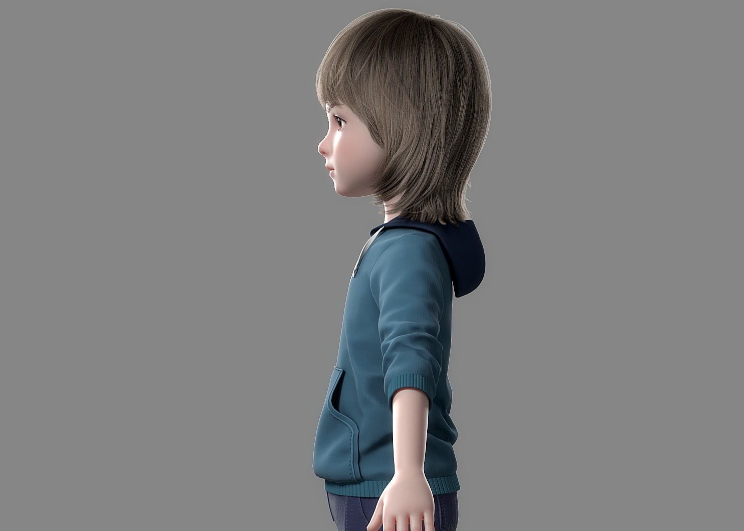 Cartoon Boy Rigged 3D model rigged | CGTrader