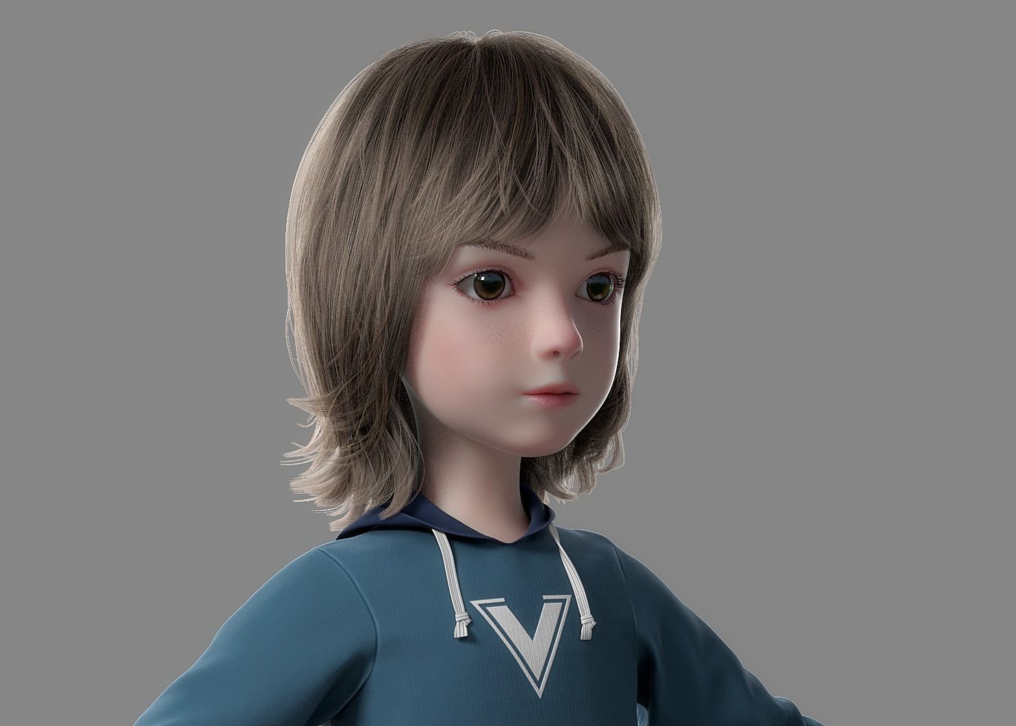 Cartoon Boy Rigged 3D model rigged | CGTrader
