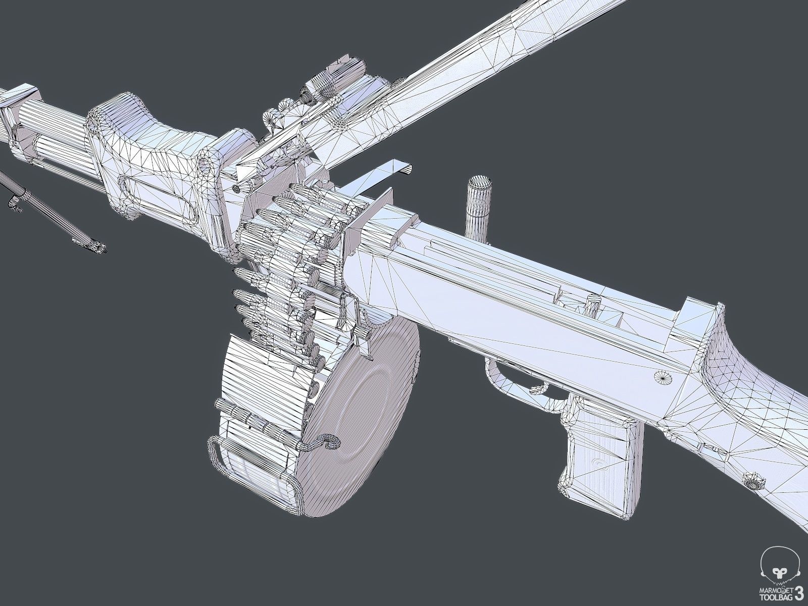 3D model RPD Light Machine Gun VR / AR / low-poly | CGTrader