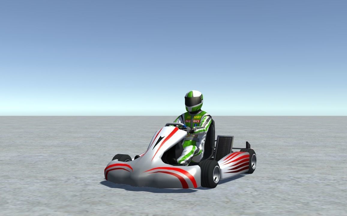 3D model 5 Low Poly Karts With Player Pack - 2 VR / AR / low-poly ...