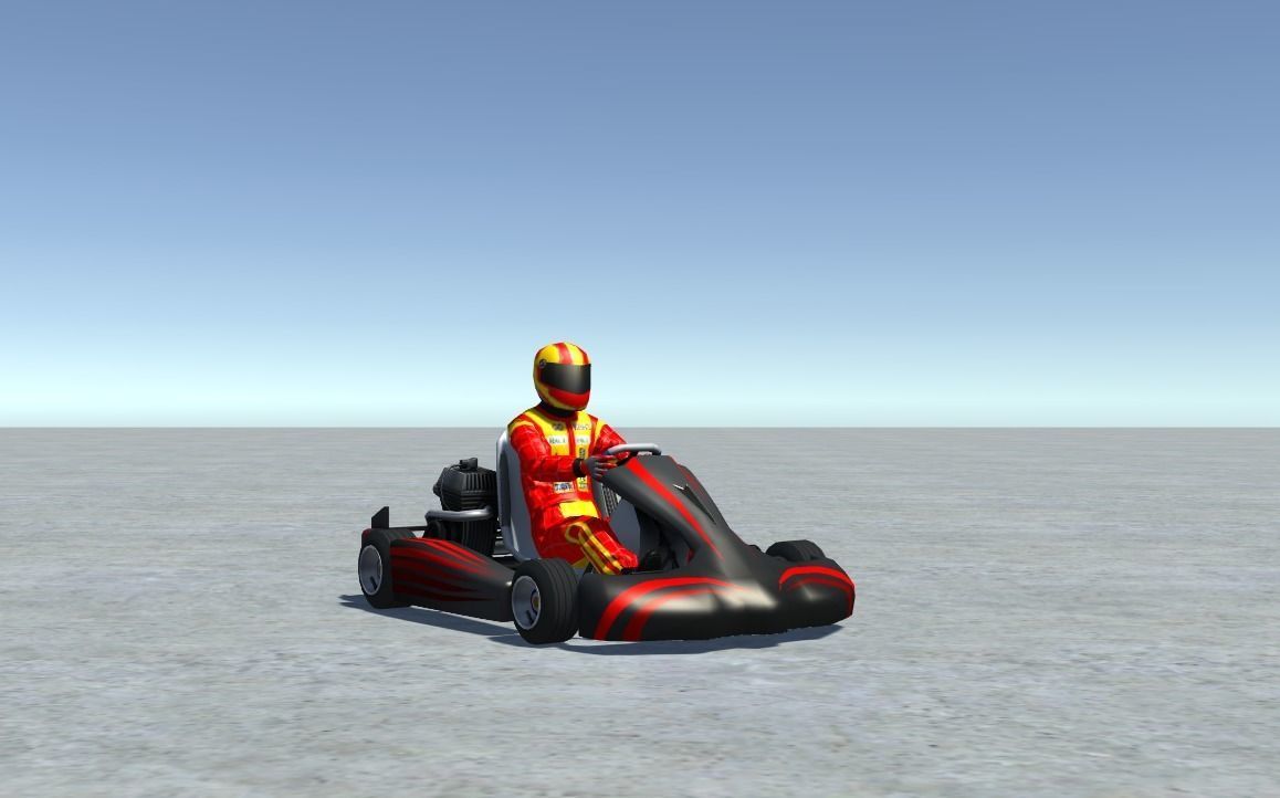 3D model 5 Low Poly Karts With Player Pack - 2 VR / AR / low-poly ...