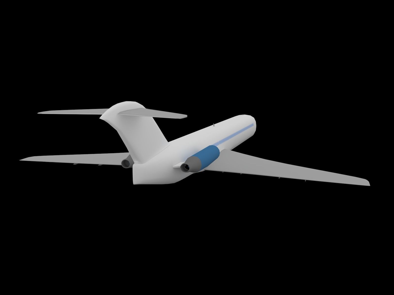 3D model MCDONELL DOUGLAS MD-80 VR / AR / low-poly | CGTrader