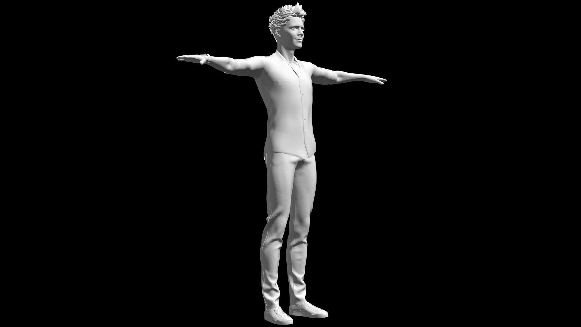 Barry Allen - The Flash 3D model animated rigged | CGTrader
