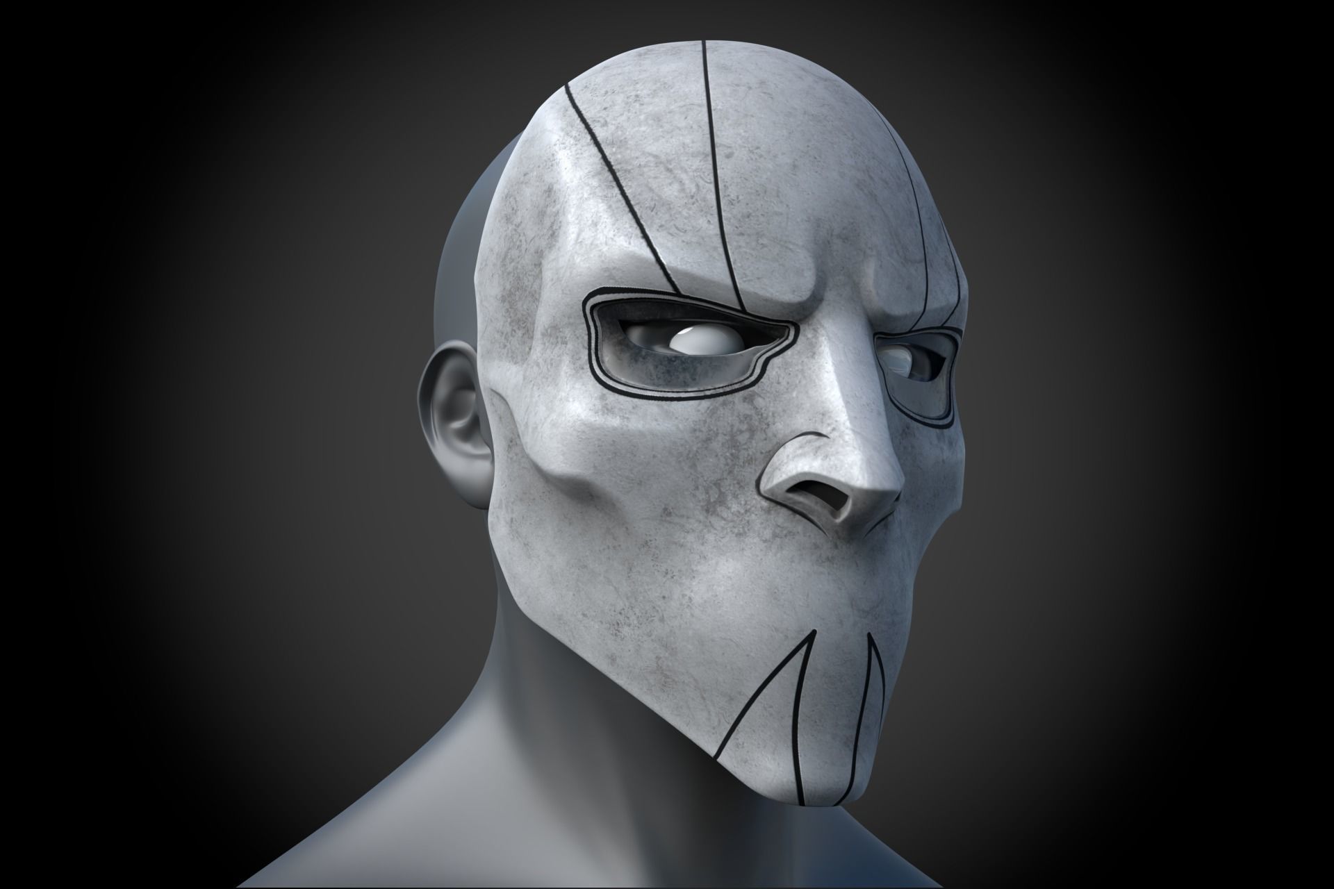 DeathEater Mask 3D model 3D printable | CGTrader
