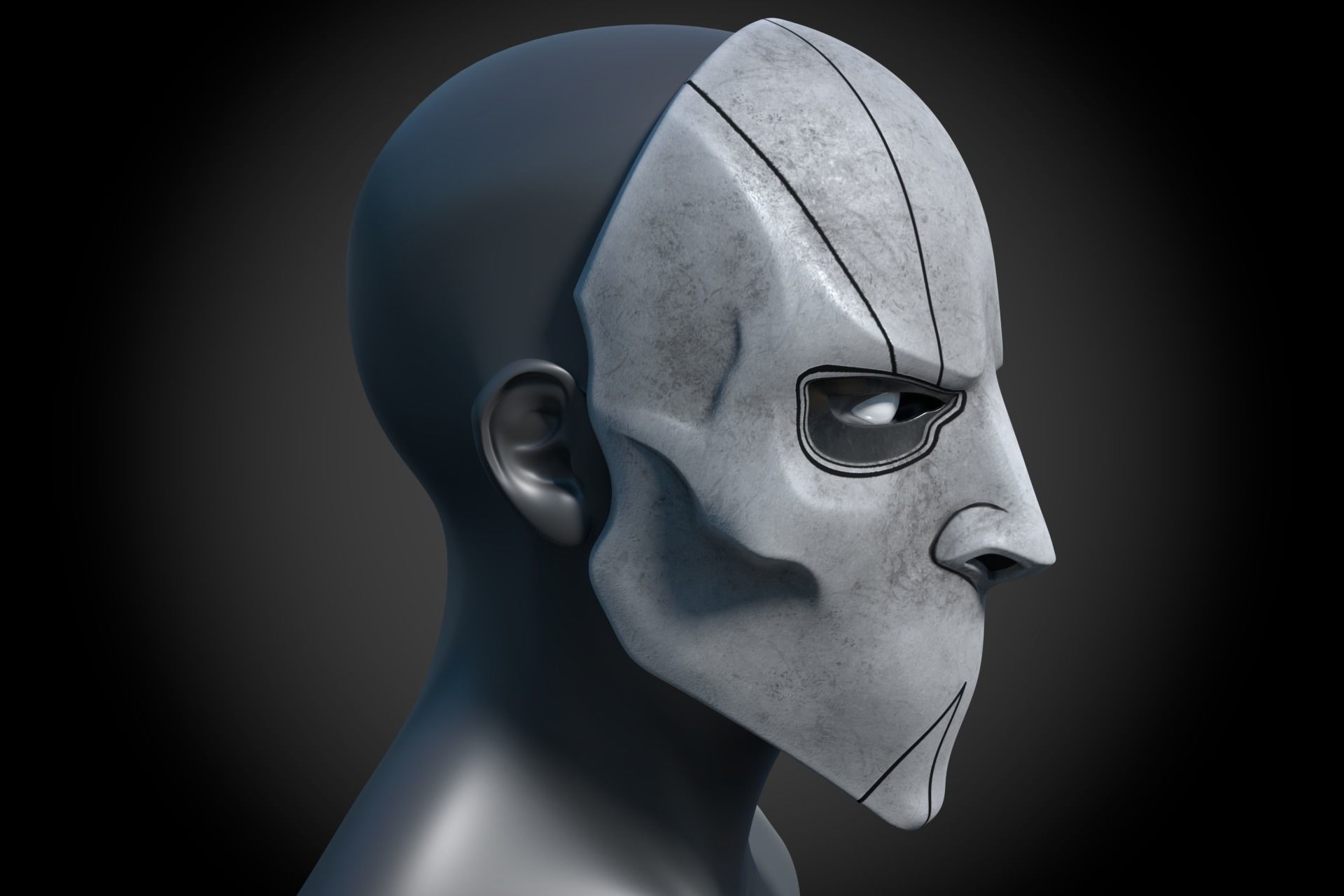DeathEater Mask 3D model 3D printable | CGTrader