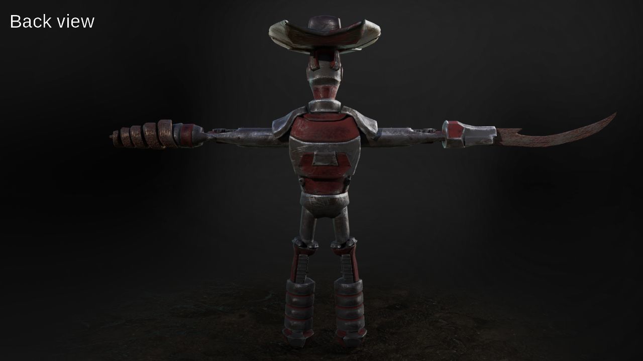 Robot Character - Game Character free VR / AR / low-poly 3D model ...