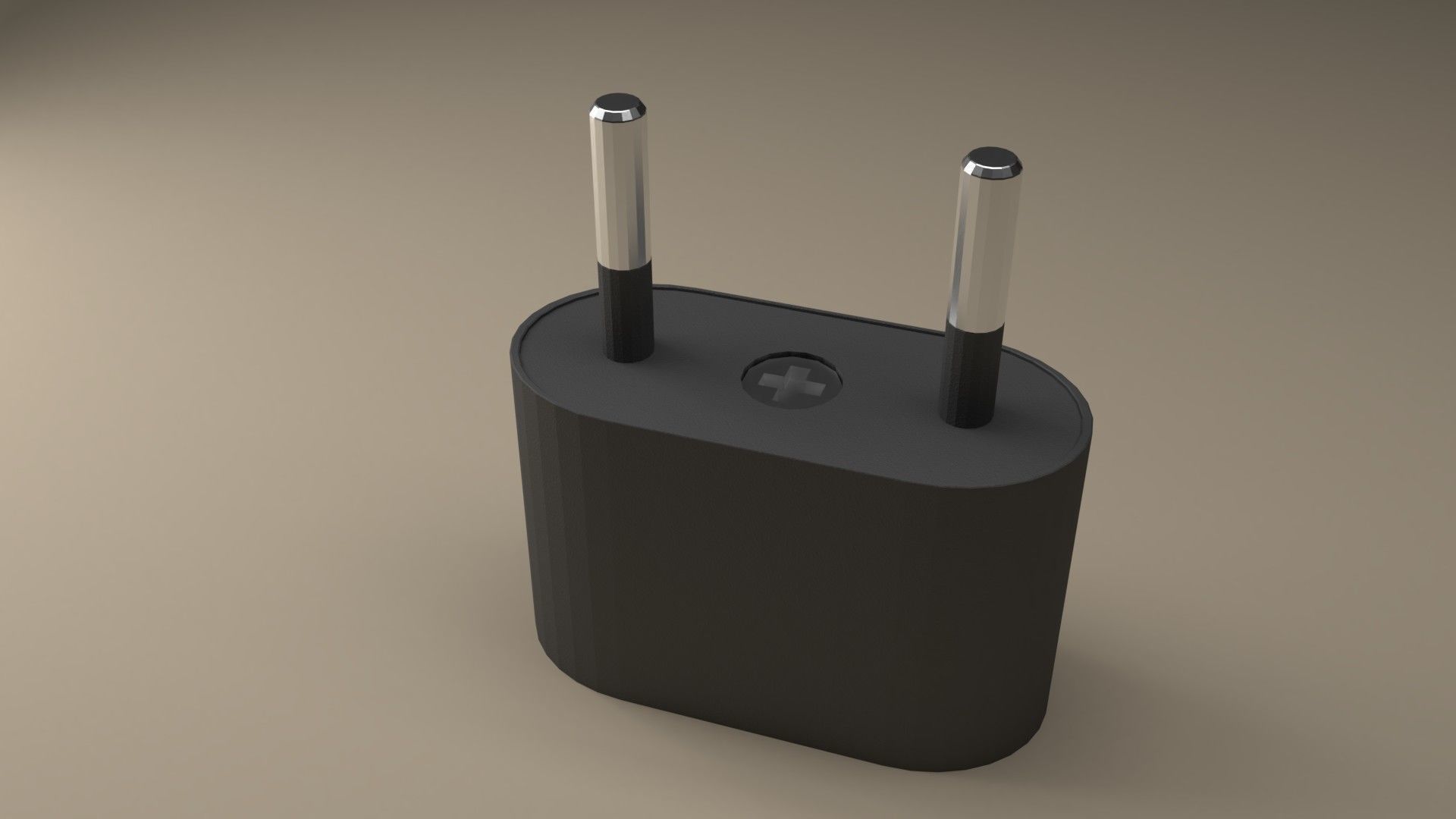 3D model Low poly adapter to outlet VR / AR / low-poly | CGTrader