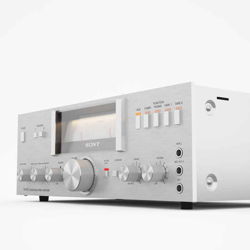 Vintage Stereo switchman Sony ta-515 3D model | CGTrader