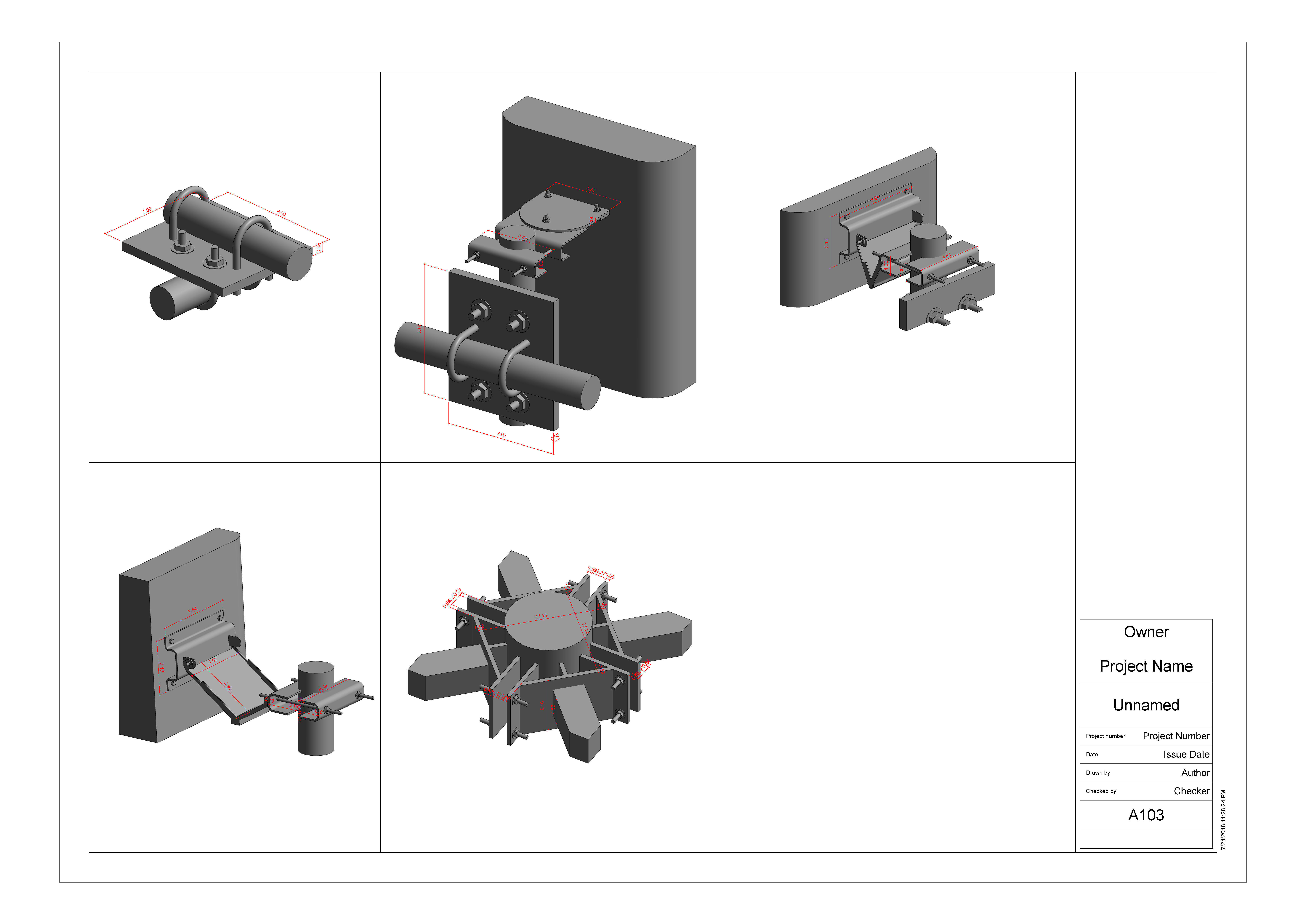 ANTENNA TOWER-2 REVIT FAMILY 2016 3D model | CGTrader