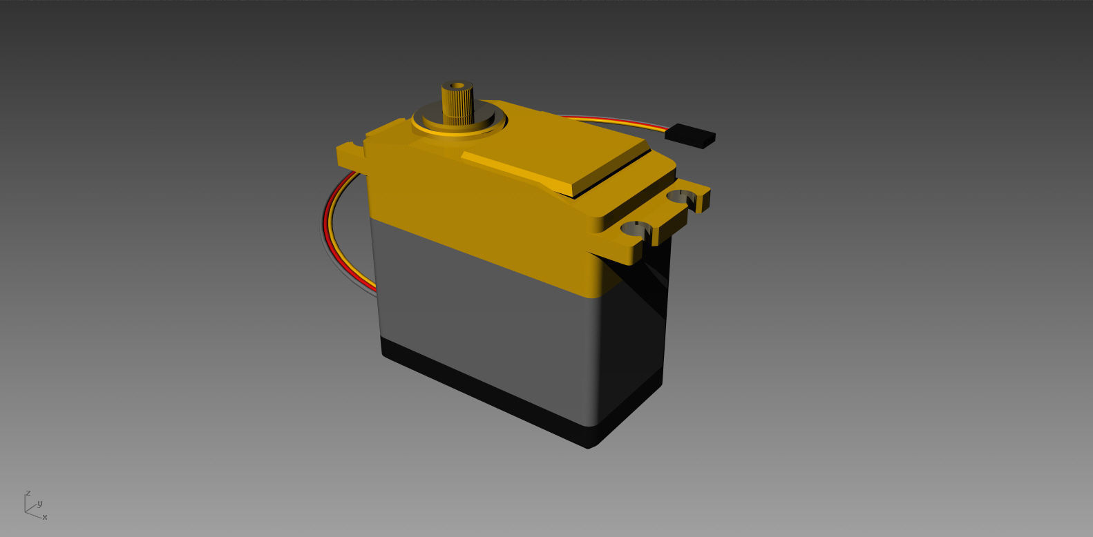 SERVO 40KG free 3D model | CGTrader