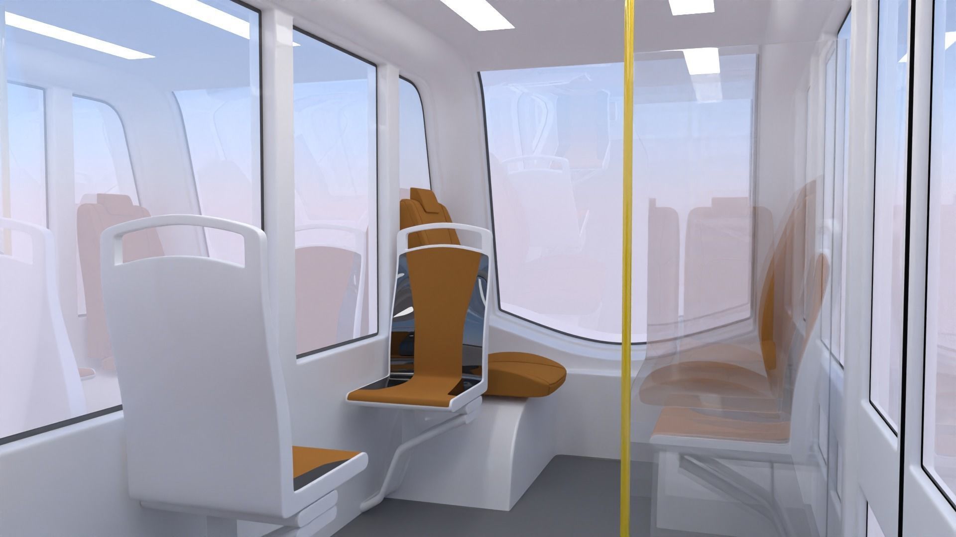 Shuttle minibus concept 2024 3D model | CGTrader