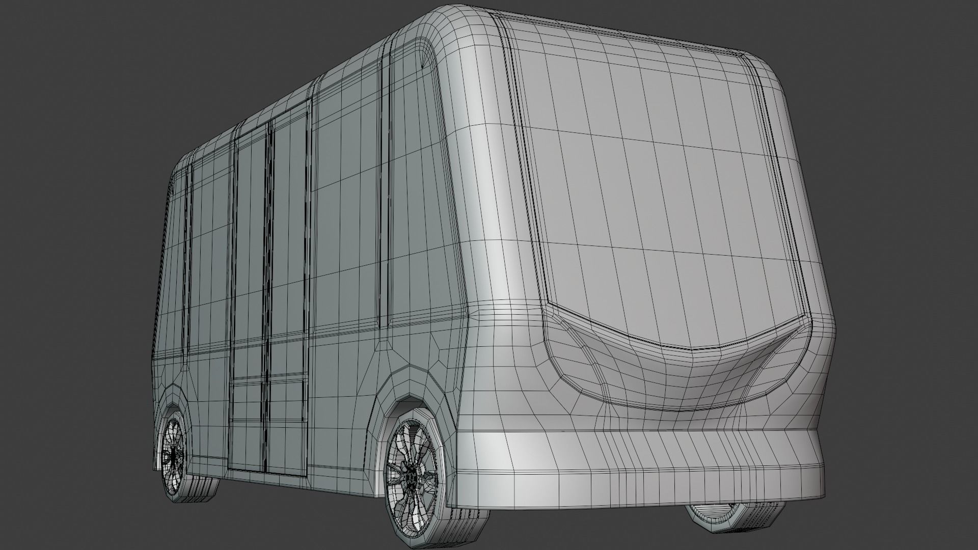 Shuttle minibus concept 2024 3D model | CGTrader