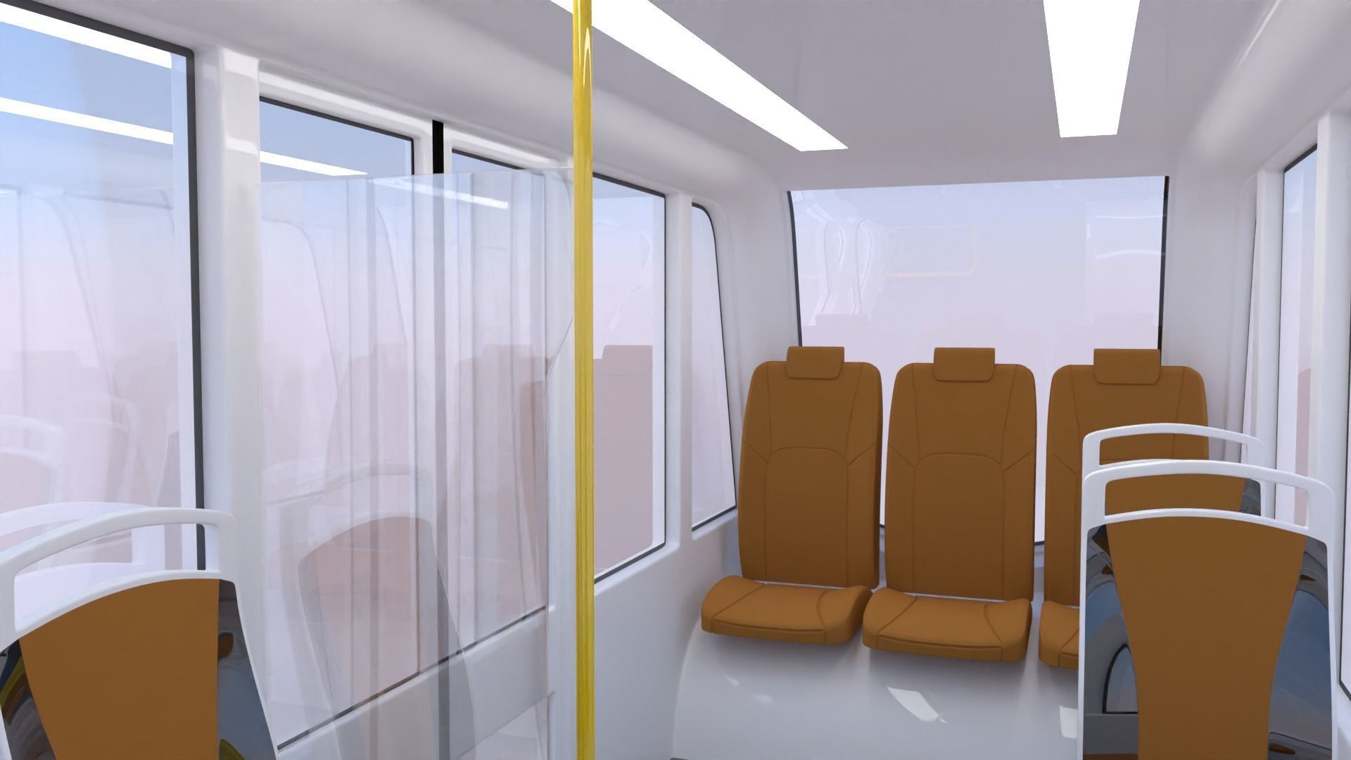 Shuttle minibus concept 2024 3D model | CGTrader