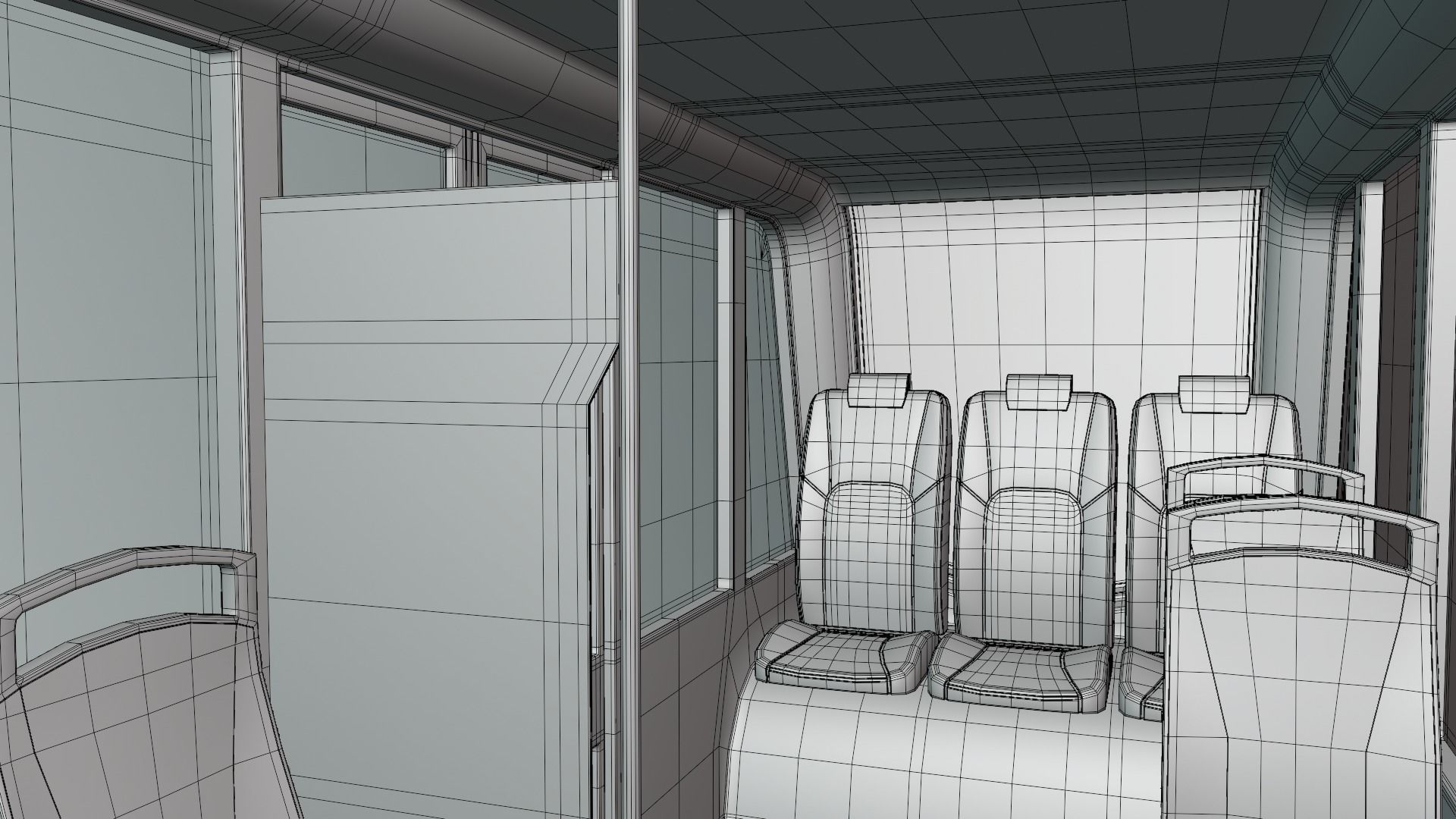 Shuttle minibus concept 2024 3D model | CGTrader